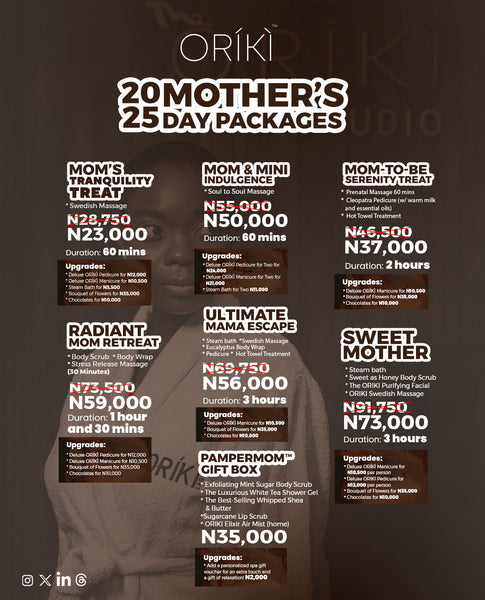 ORIKI Mothers Day Packages 2025